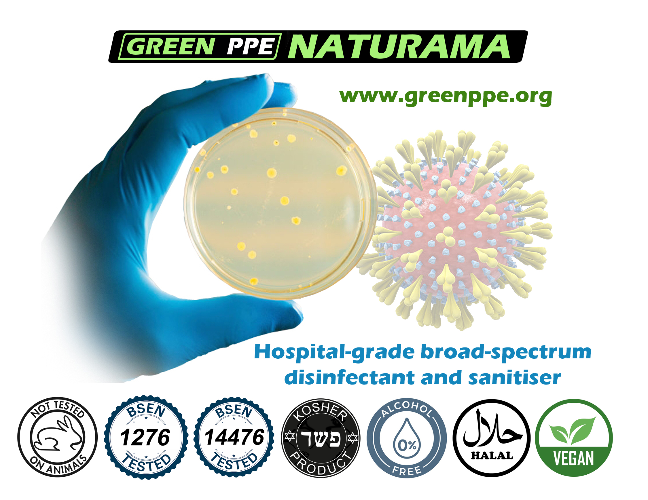 A highly effective new'green' sanitiser is launched as businesses open ...